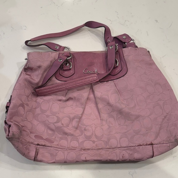Coach | Bags | Coach Mauve Shoulder Bag | Poshmark